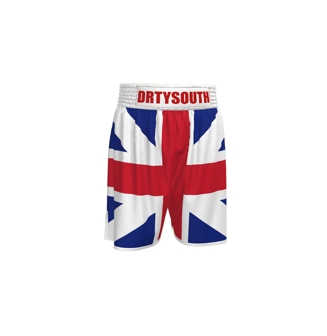 Flags - Mens Shorts - Quality Custom Boxing Jackets, Shorts Poncho's ...